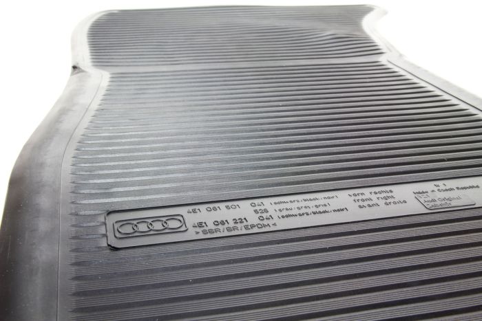 Audi A8 Rubber Front Floor Mats Pair